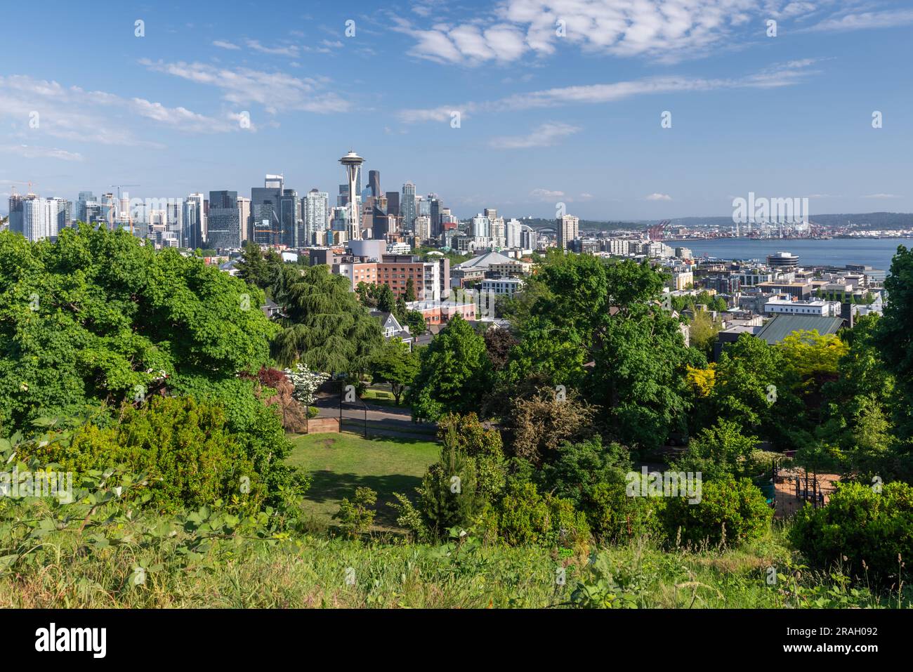 Seattle Skyline From Kerry Park Stock Photo - Alamy