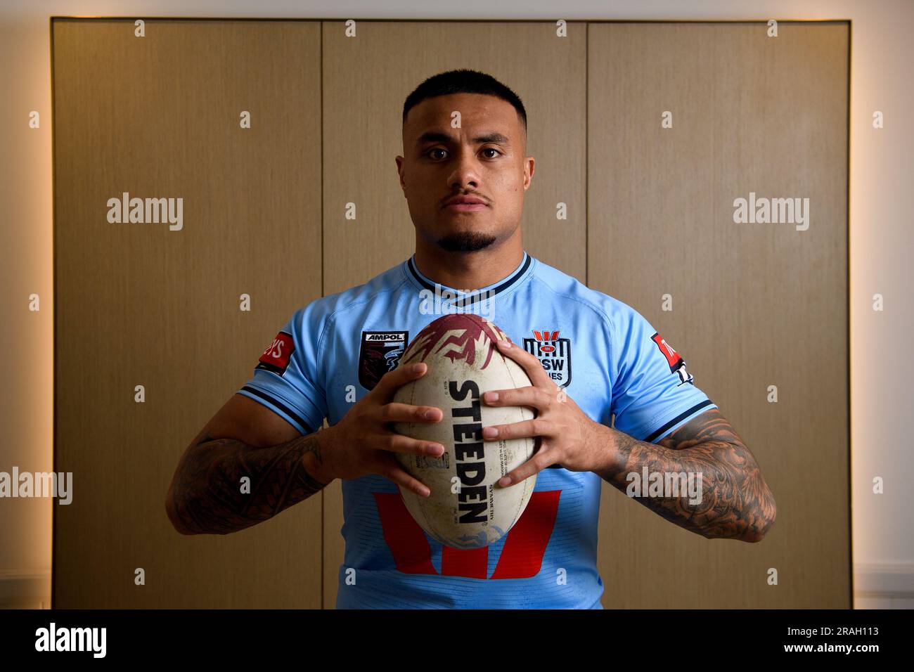 Sydney, Australia. 04th July, 2023. Spencer Leniu poses for photographs ...