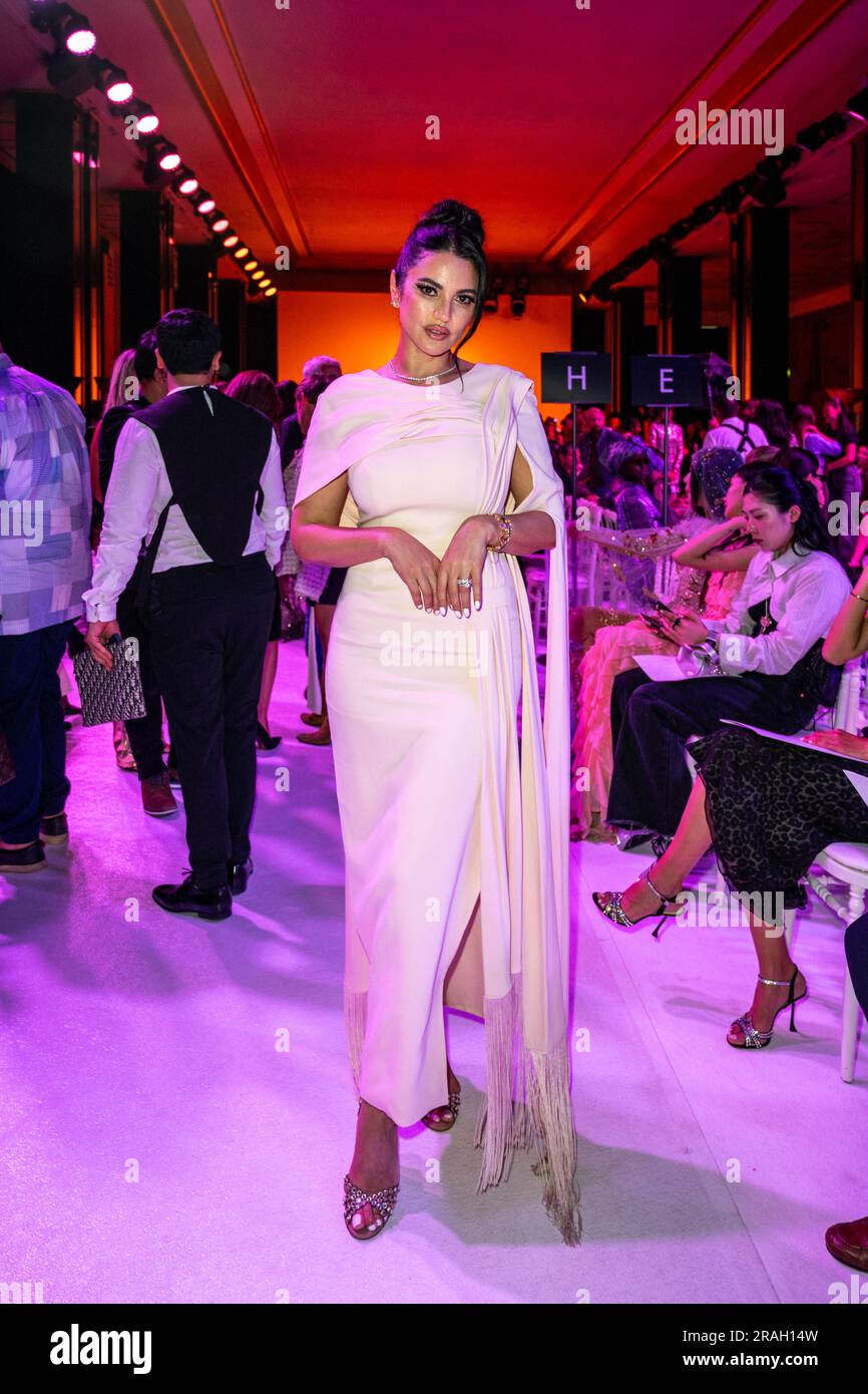 Paris, France. 03rd July, 2023. Tunisian actress Dora Zarrouk attends ...