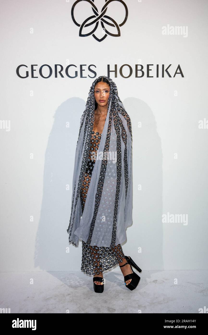 Paris, France. 03rd July, 2023. Egyptian content creator Huda Shahin ...