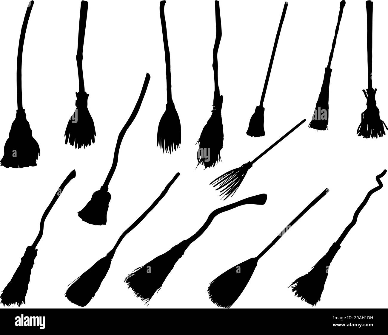 Flying witch bats halloween Cut Out Stock Images & Pictures - Alamy