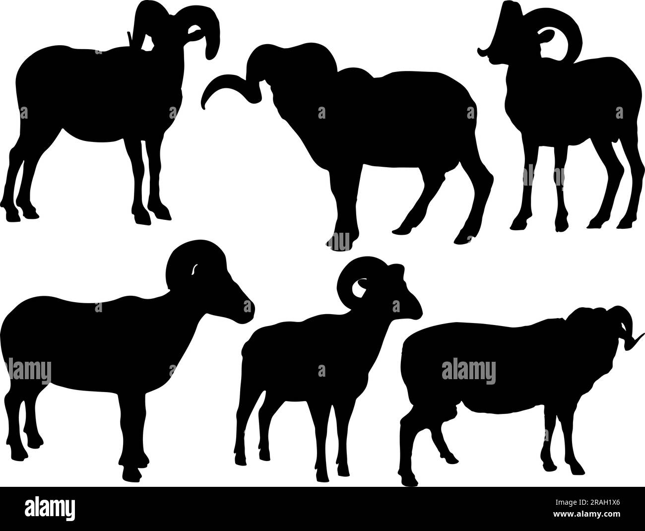 Ram and ewe Stock Vector Images - Alamy