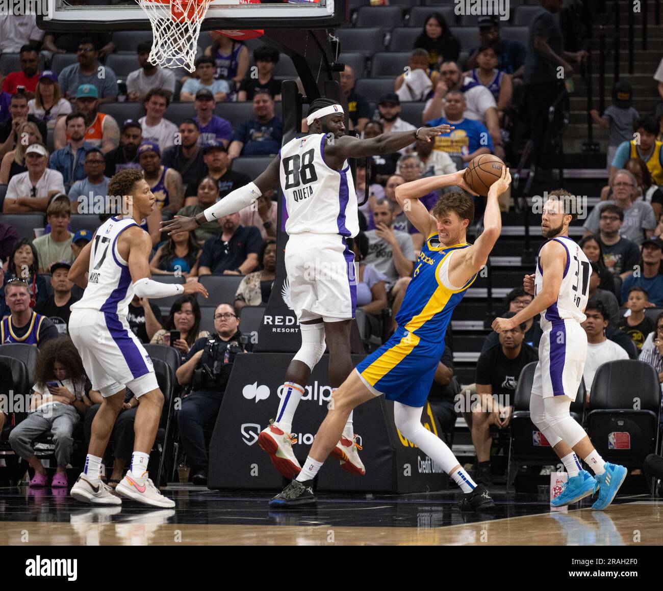 Sacramento, CA, USA. 3rd July, 2023. Sacramento Kings Neemias Queta ...