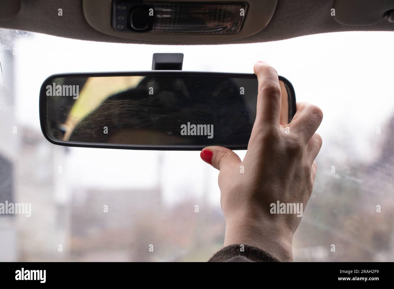 Rearview mirror adjustment hi-res stock photography and images - Alamy