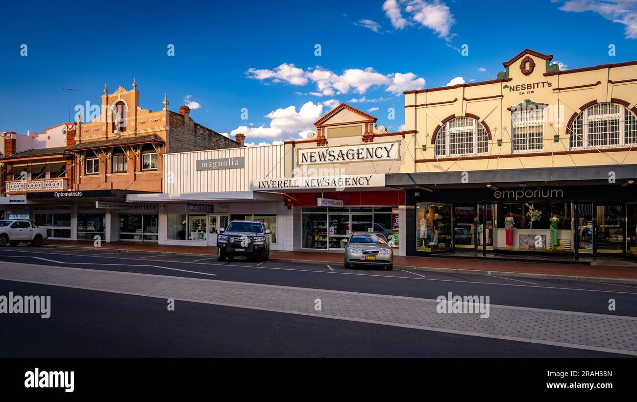 Inverell, New South Wales, Australia - Historical buildings in town ...
