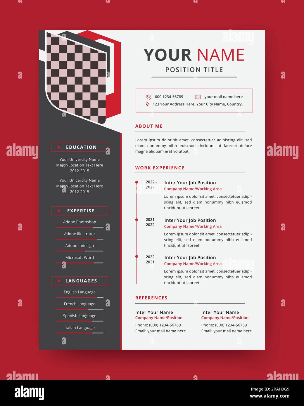 Currículum a4 hi-res stock photography and images - Alamy