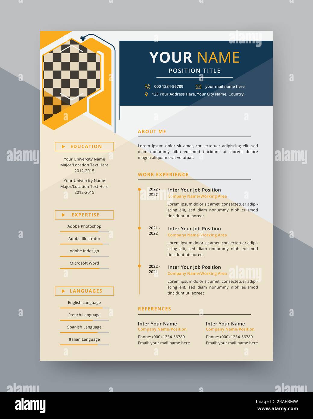 Currículum a4 hi-res stock photography and images - Alamy