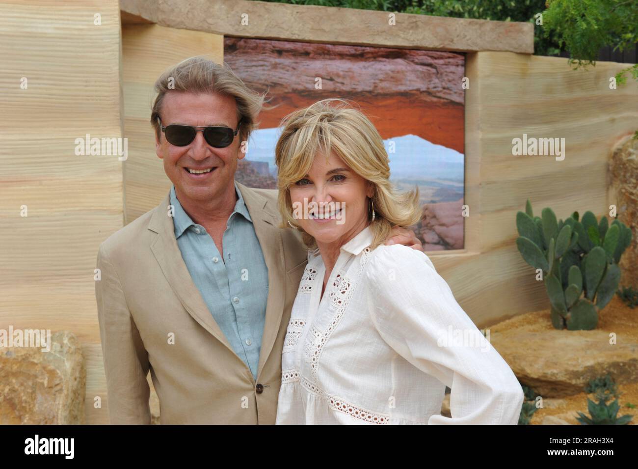 Anthea Turner (English television presenter) and her fiancé Mark ...
