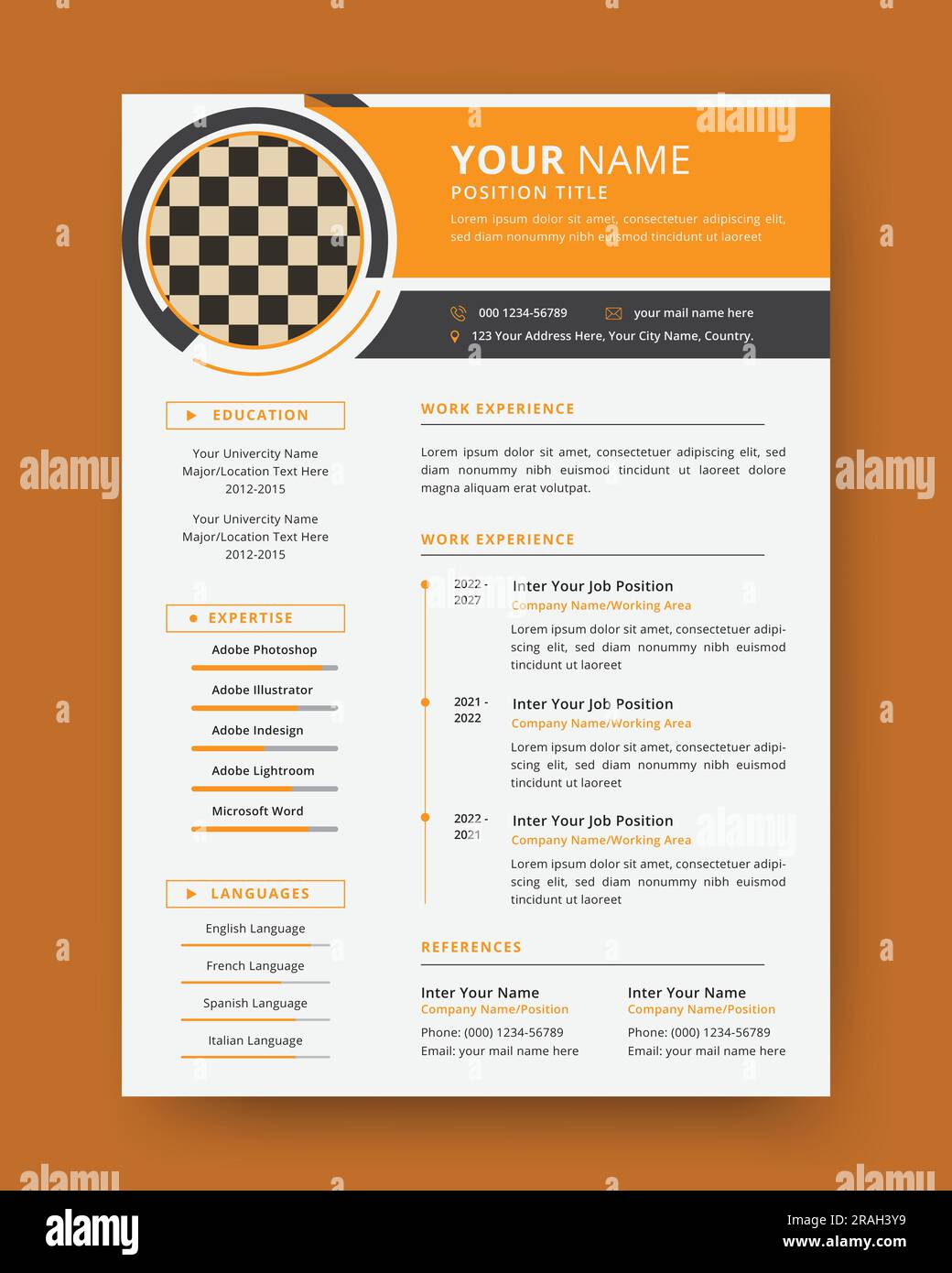 Currículum a4 hi-res stock photography and images - Alamy