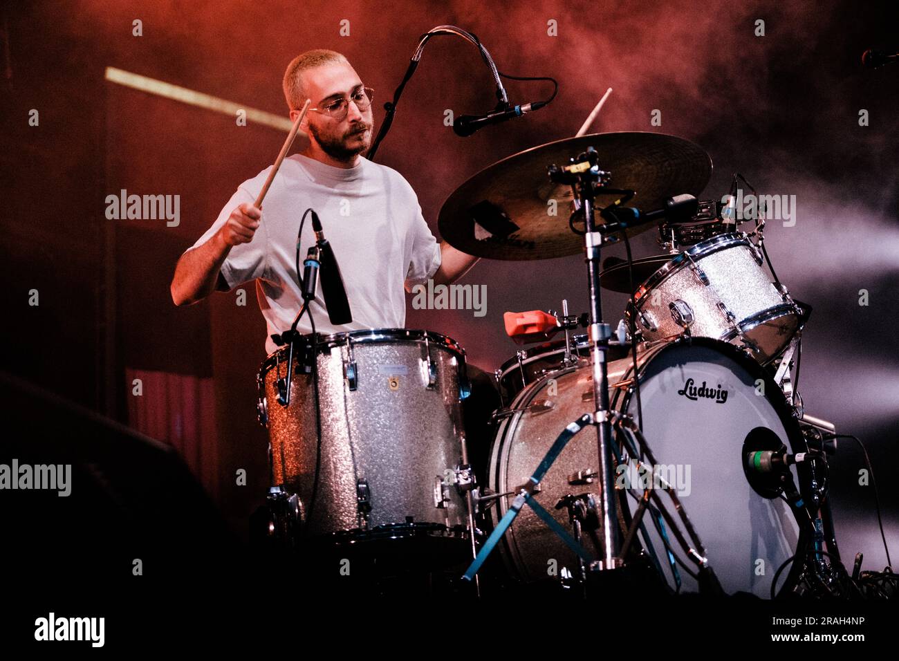 Roskilde, Denmark. 01st, July 2023. The American band Whitney performs ...