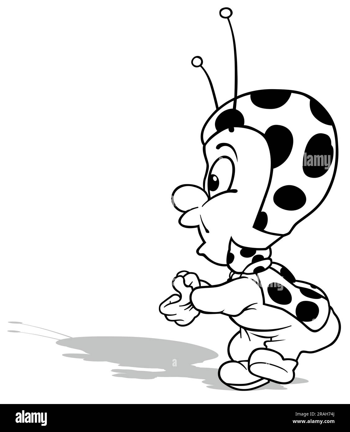 View from side cute Stock Vector Images - Alamy