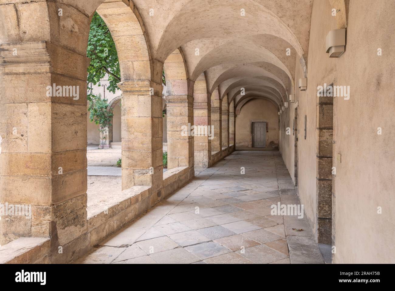 The courtyard of the Museum of Burgundian Life recounting regional ...