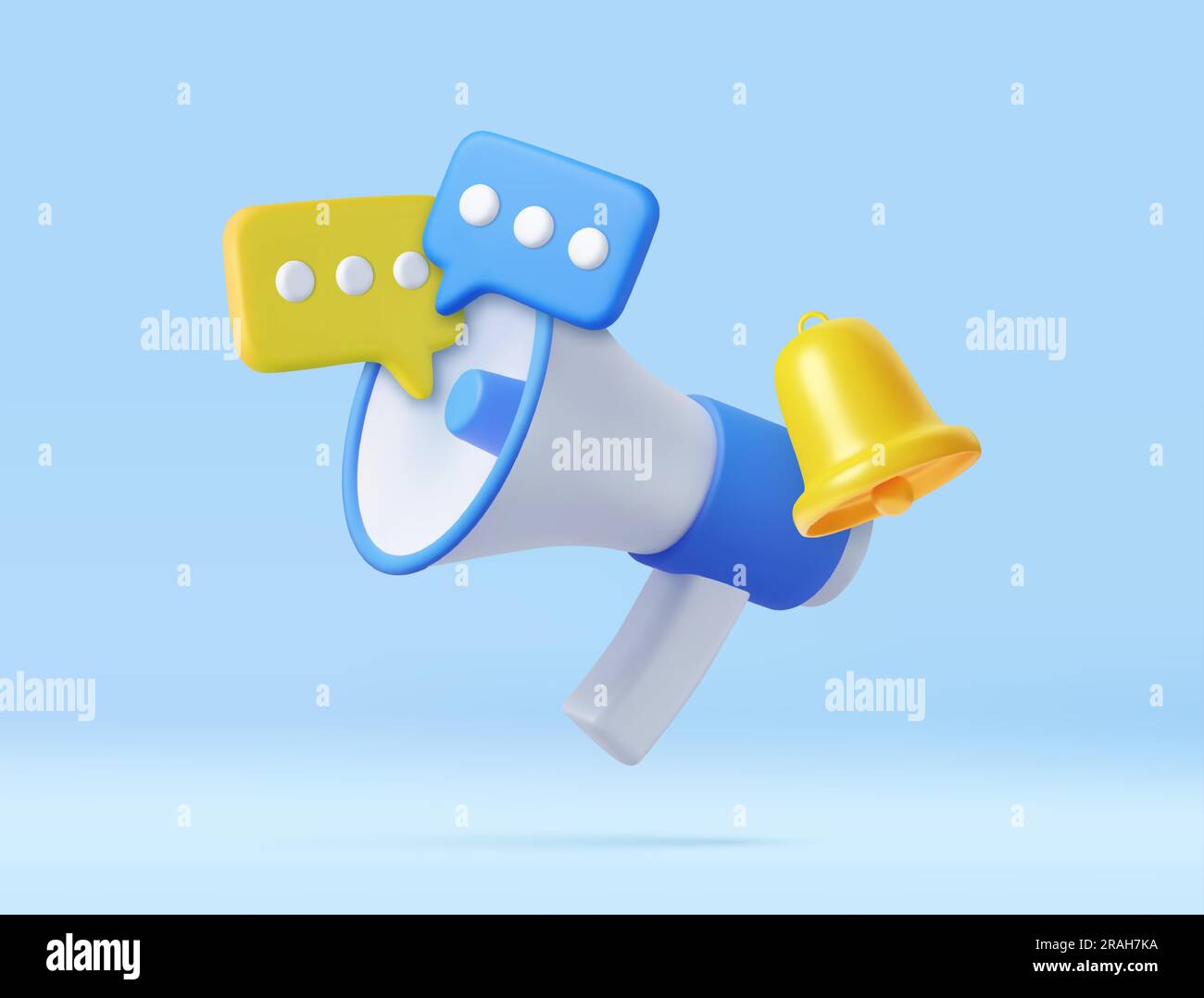 Marketing bubble bell Stock Vector Images - Alamy