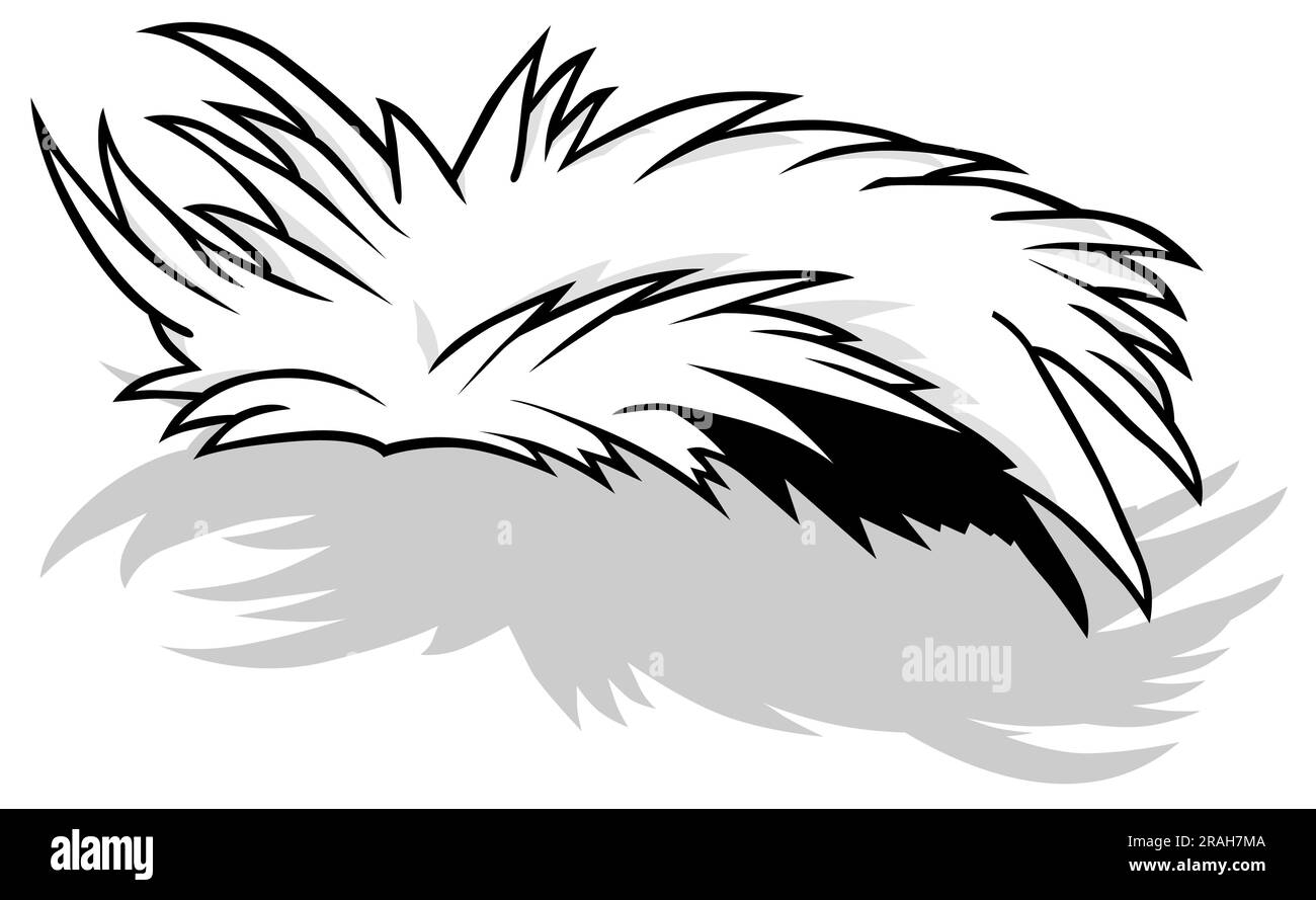 Drawing of a Tuft of Sea Grass Stock Vector Image & Art - Alamy