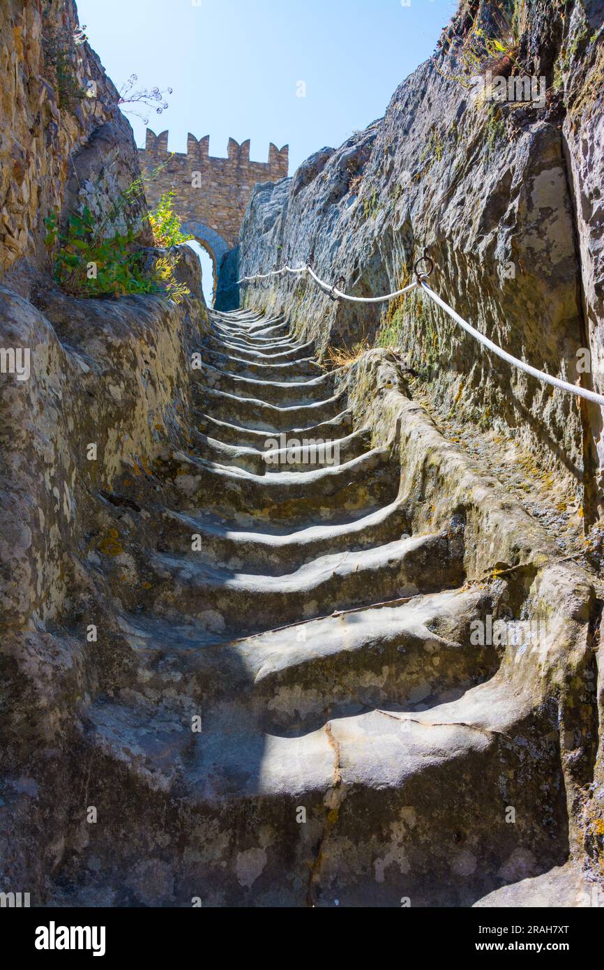 castle of Sperlinga, Sicily, on a rock in one of the most beautiful ...
