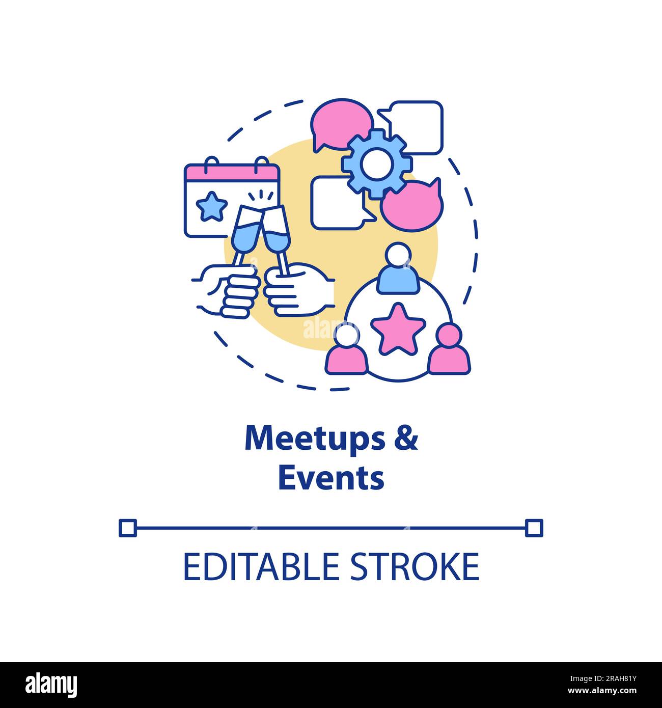 Meetup symbol hi-res stock photography and images - Alamy