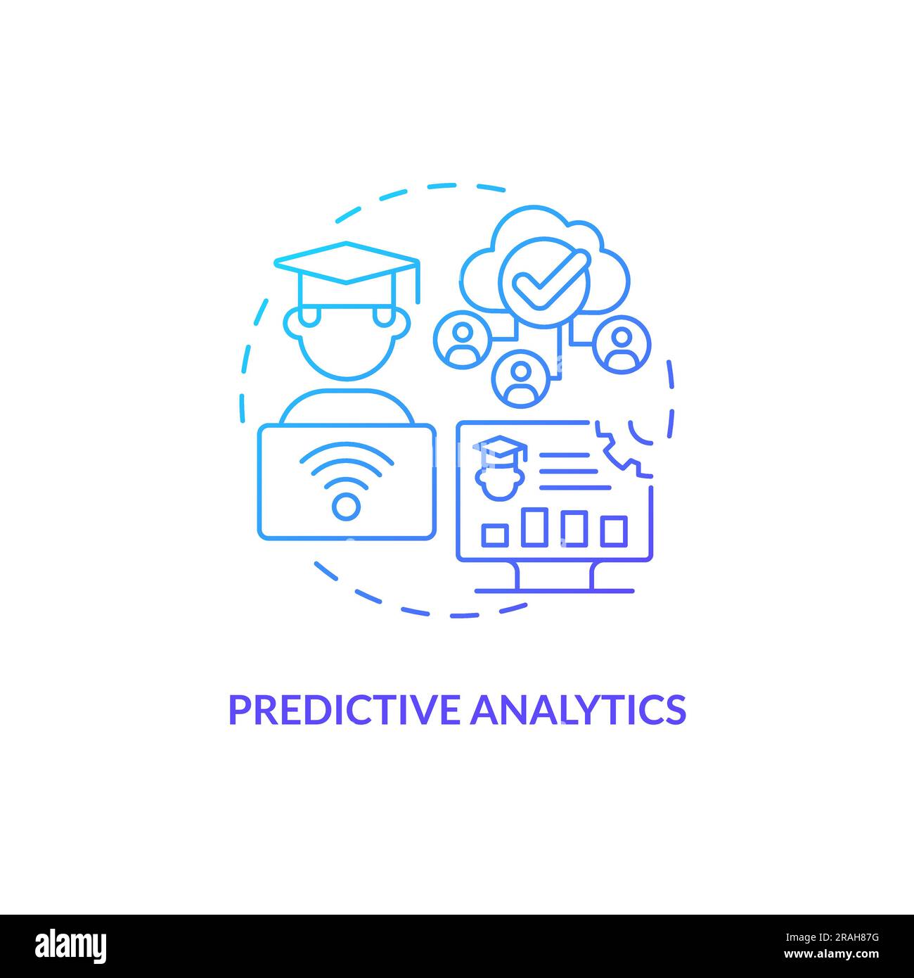 AI in education concept icon Stock Vector Image & Art - Alamy