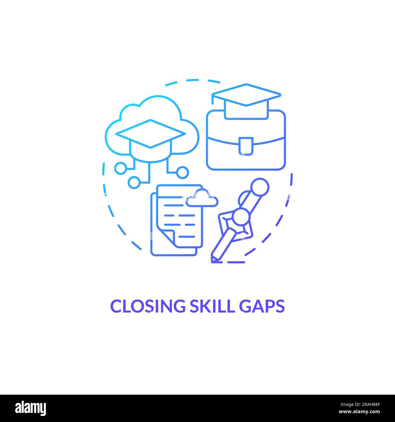 Closing skill gaps gradient concept icon Stock Vector Image & Art - Alamy Closing skill gaps gradient concept icon Stock Vector Image & Art - Alamy
