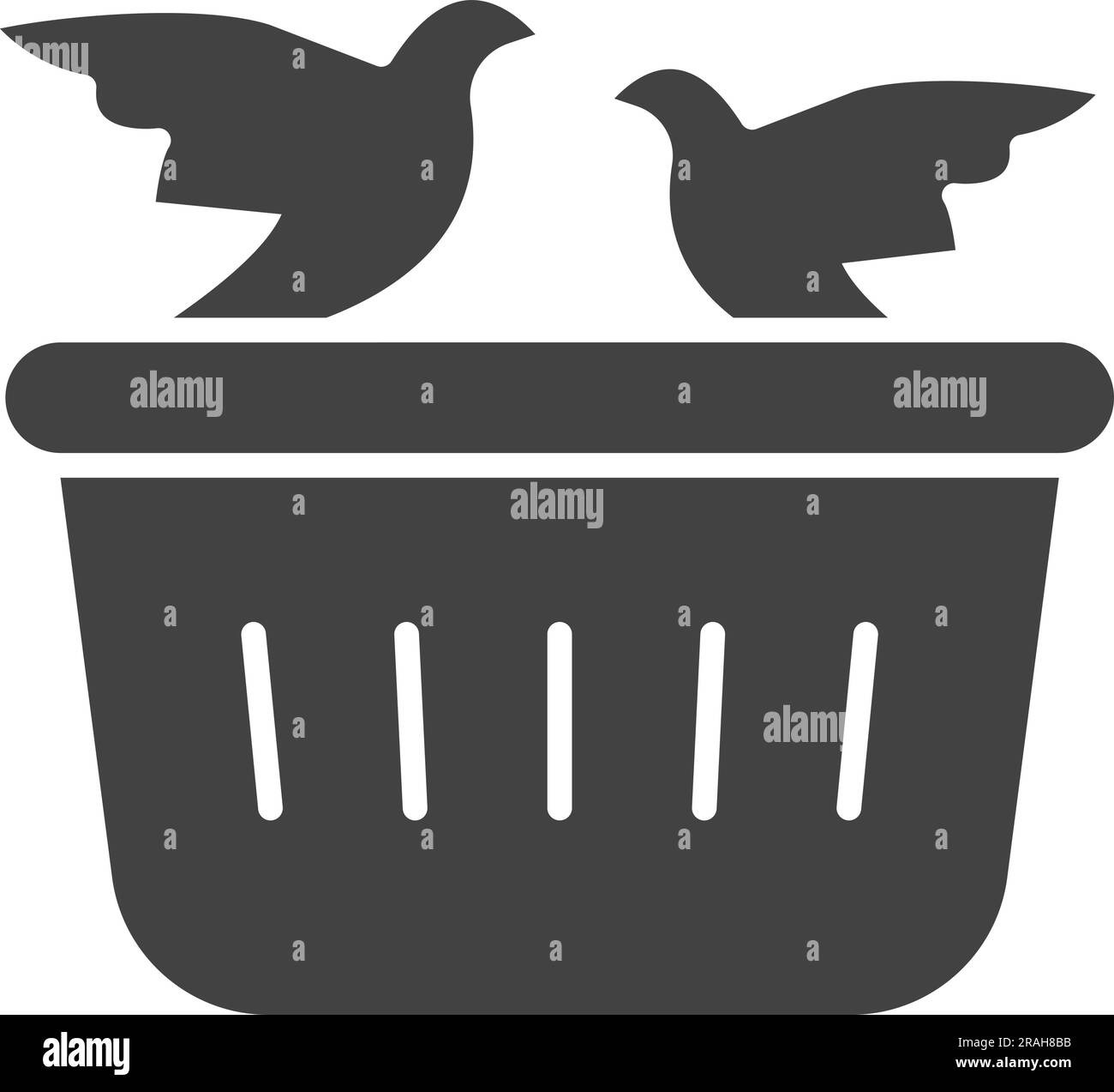 Birds chirping Black and White Stock Photos & Images - Alamy