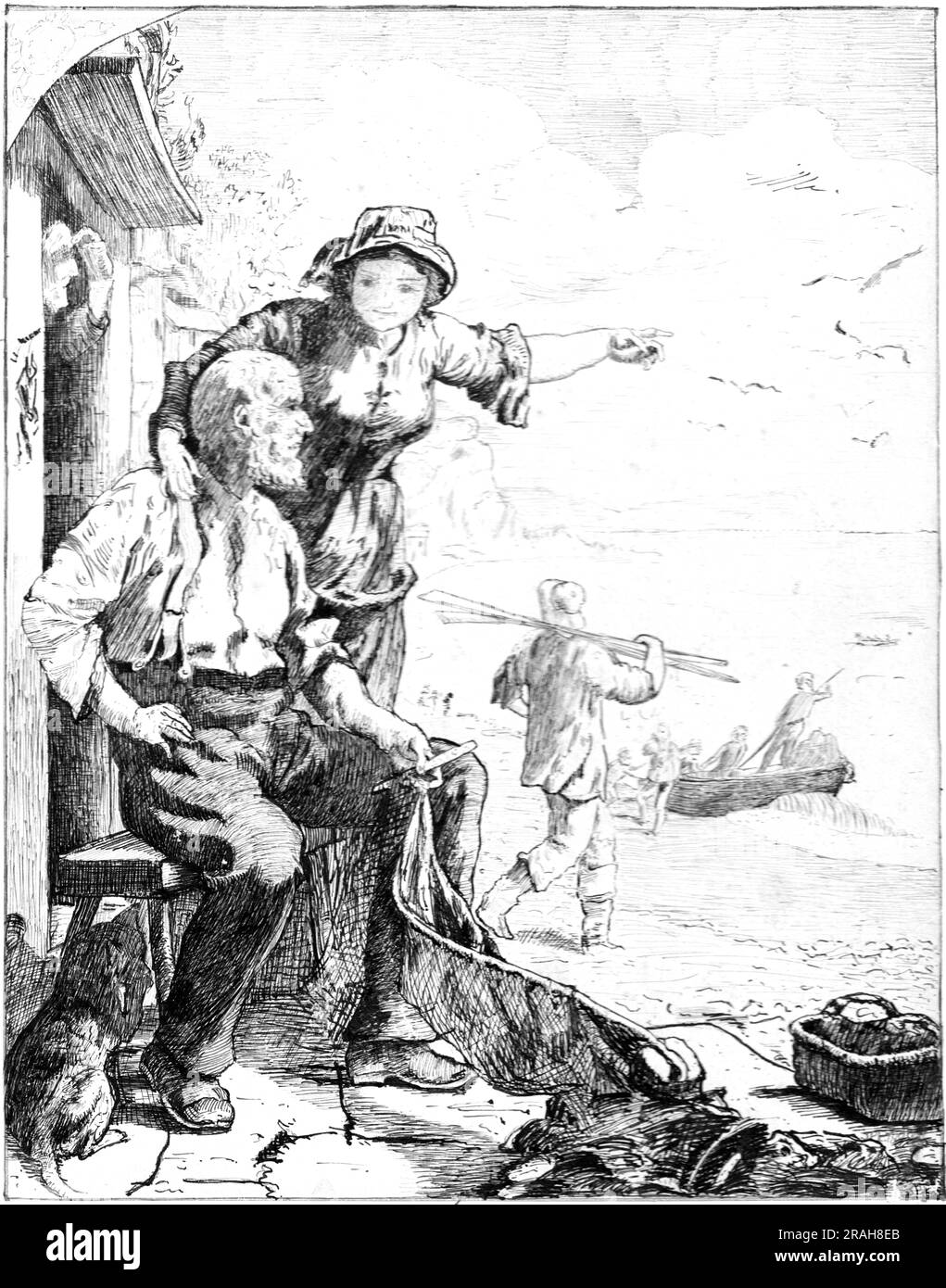 Wife of the fisherman Cut Out Stock Images & Pictures - Alamy