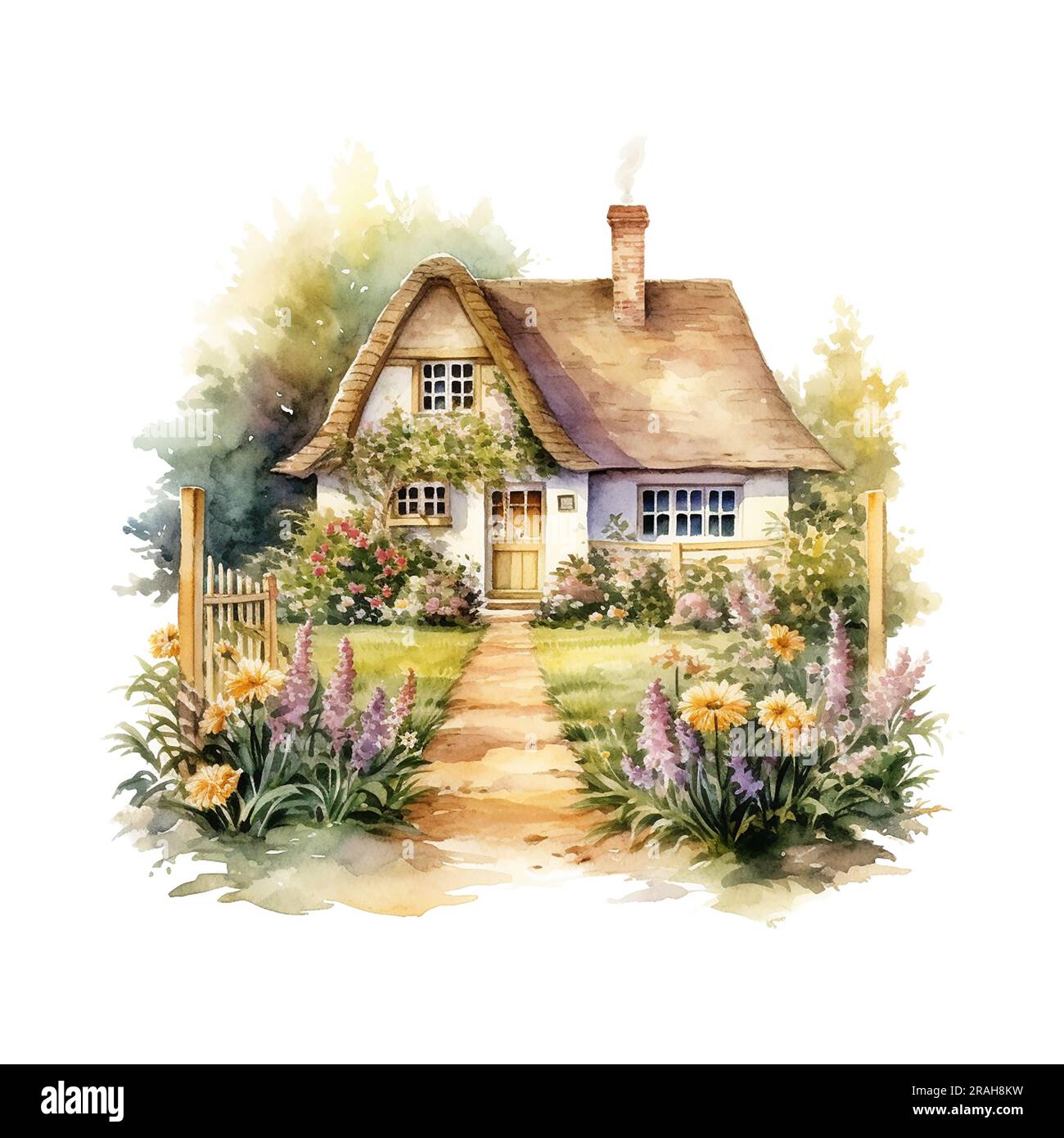 Old village cartoon hi-res stock photography and images - Alamy