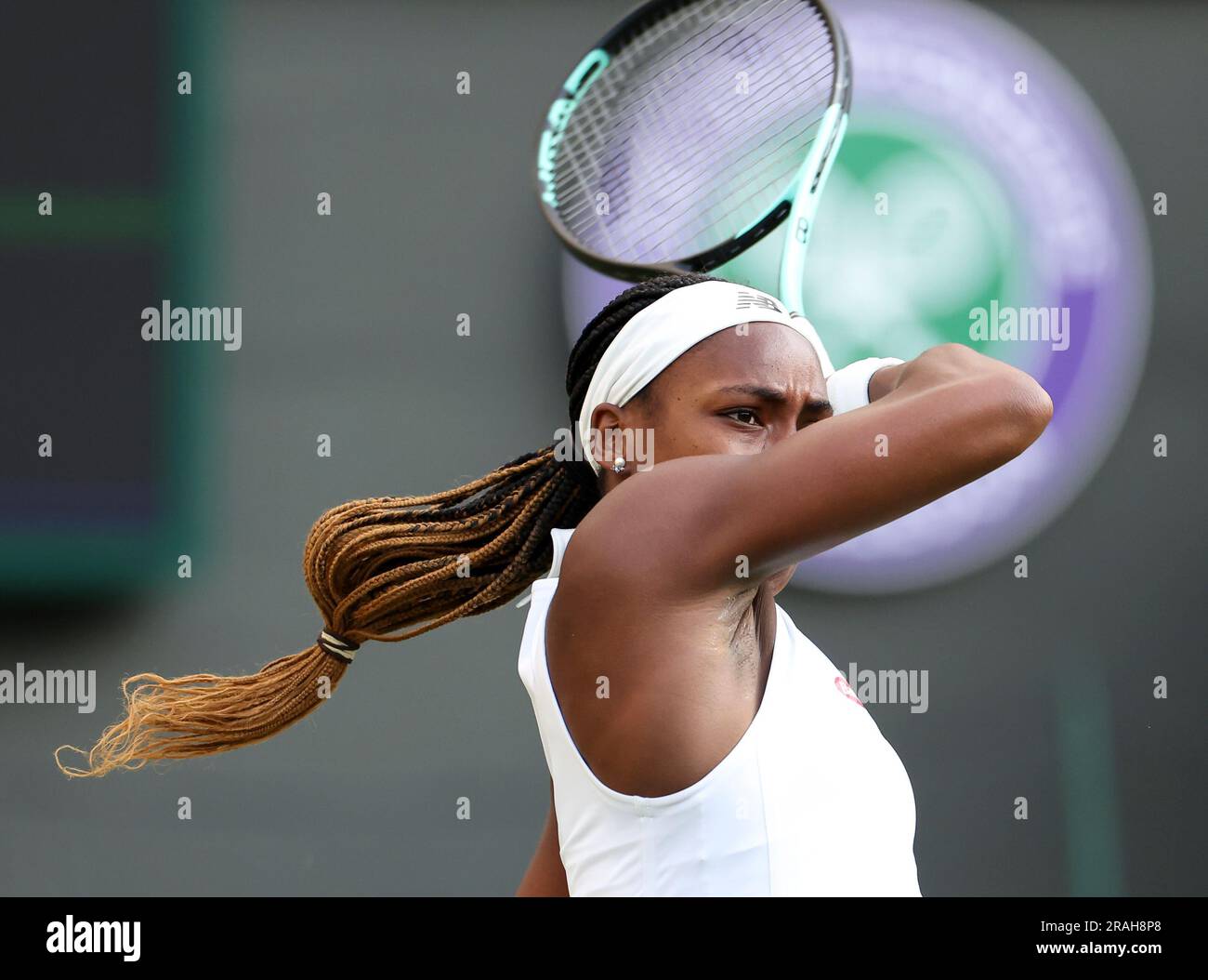 Coco gauff wimbledon 2023 hi-res stock photography and images - Alamy