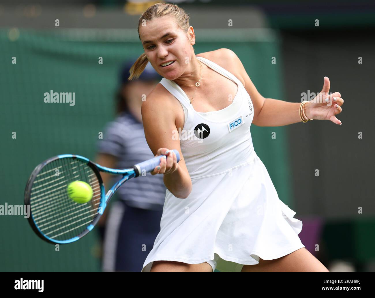 London, Britain. 3rd July, 2023. Sofia Kenin of the United States ...