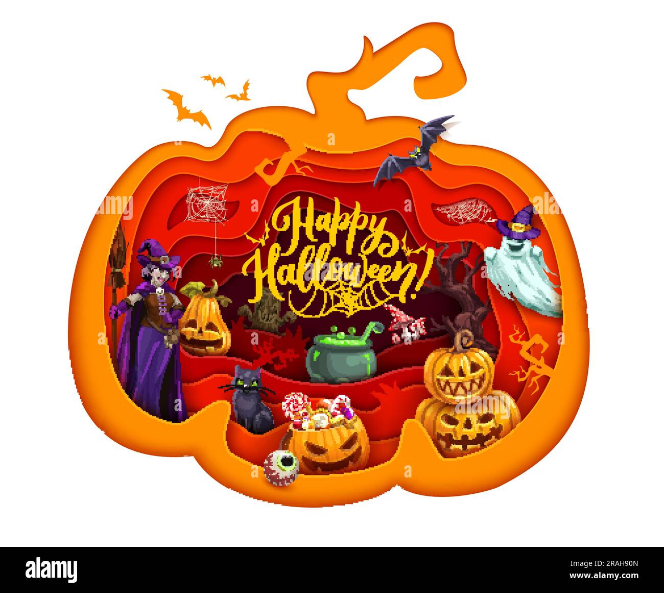 Halloween Boom Clipart 6 Stuks Halloween Boom Ornamenten Halloween