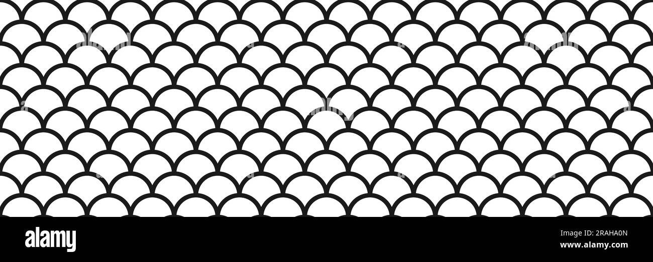 Fish, mermaid, dragon scales seamless pattern. Mermaid tail pattern ...