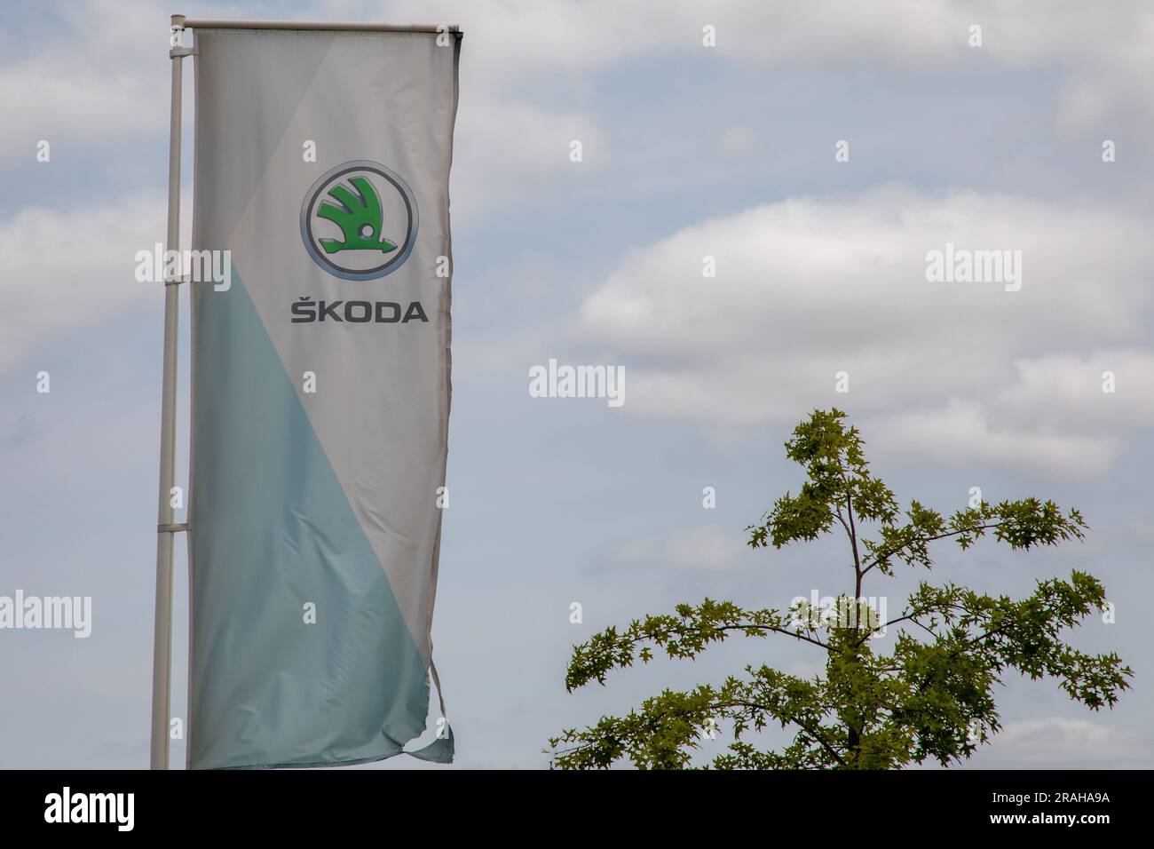 Vw logo on flag hi-res stock photography and images - Alamy