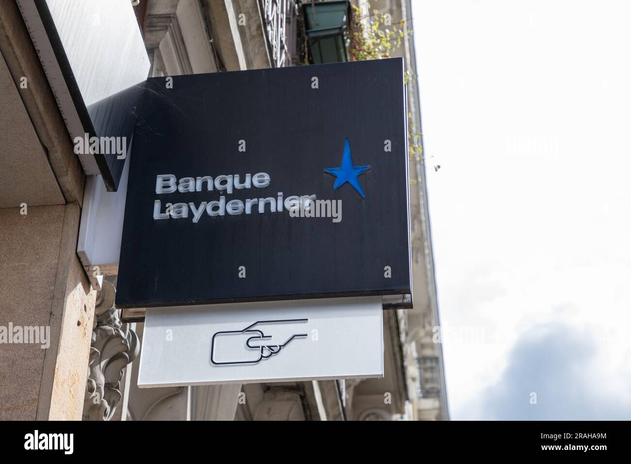 lyon, France - 06 16 2023 : Banque laydernier sign retail logo bank ...