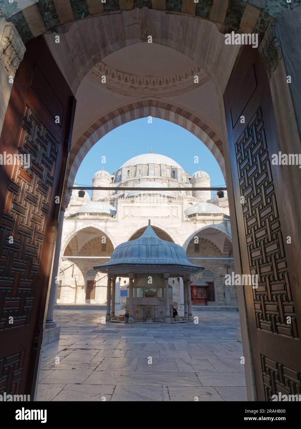 Sahn (Coutyard) of the 16th Century Ottoman Şehzade Mosque in the Fatih ...