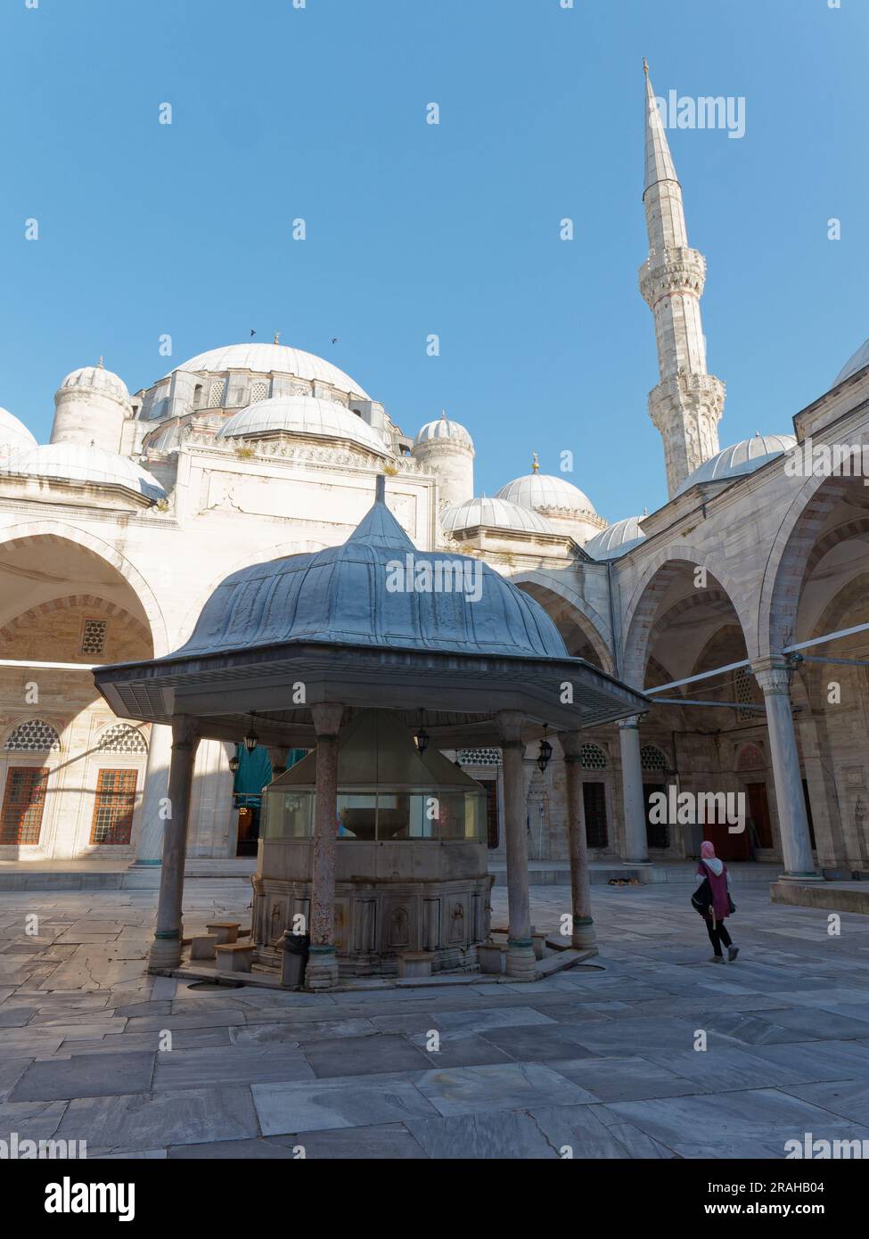 Sahn (Coutyard) of the 16th Century Ottoman Şehzade Mosque in the Fatih ...