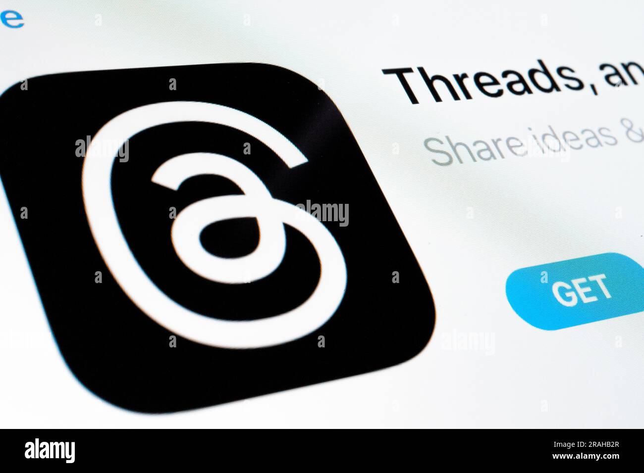 Twitter new logo hi-res stock photography and images - Alamy