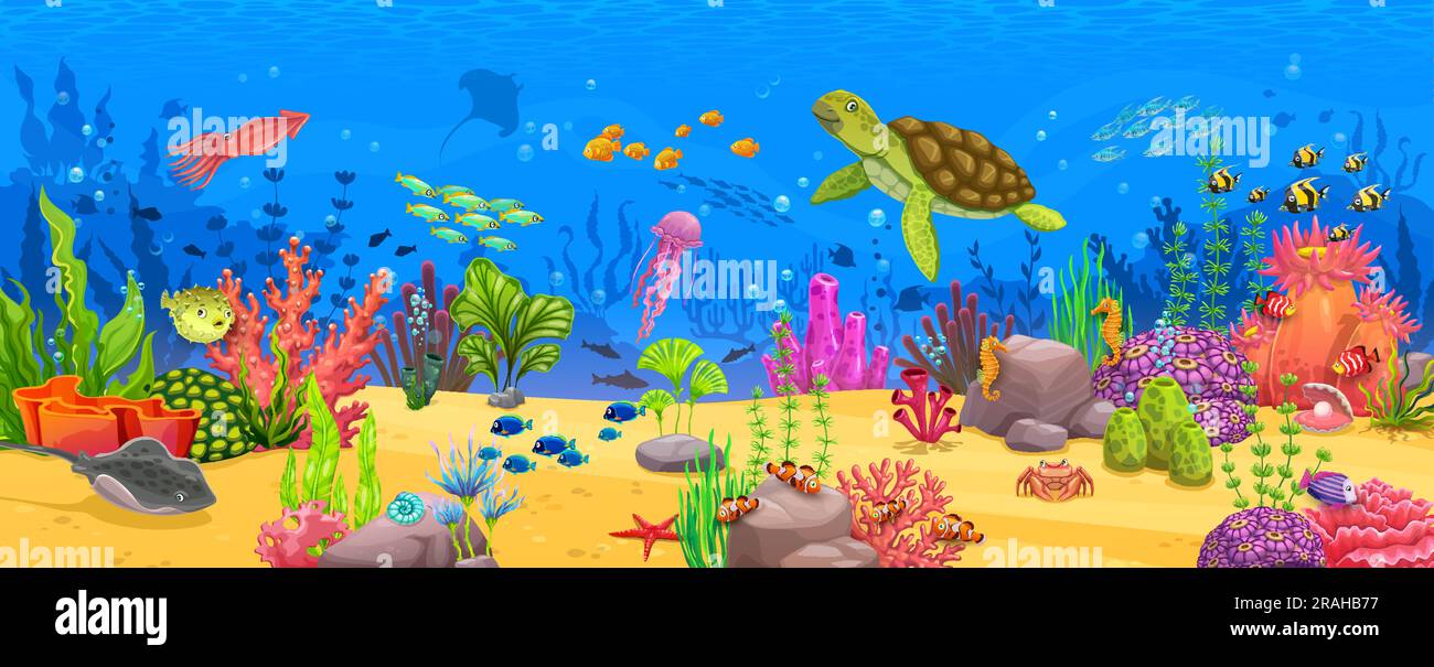 Animated Coral Reef Wallpaper