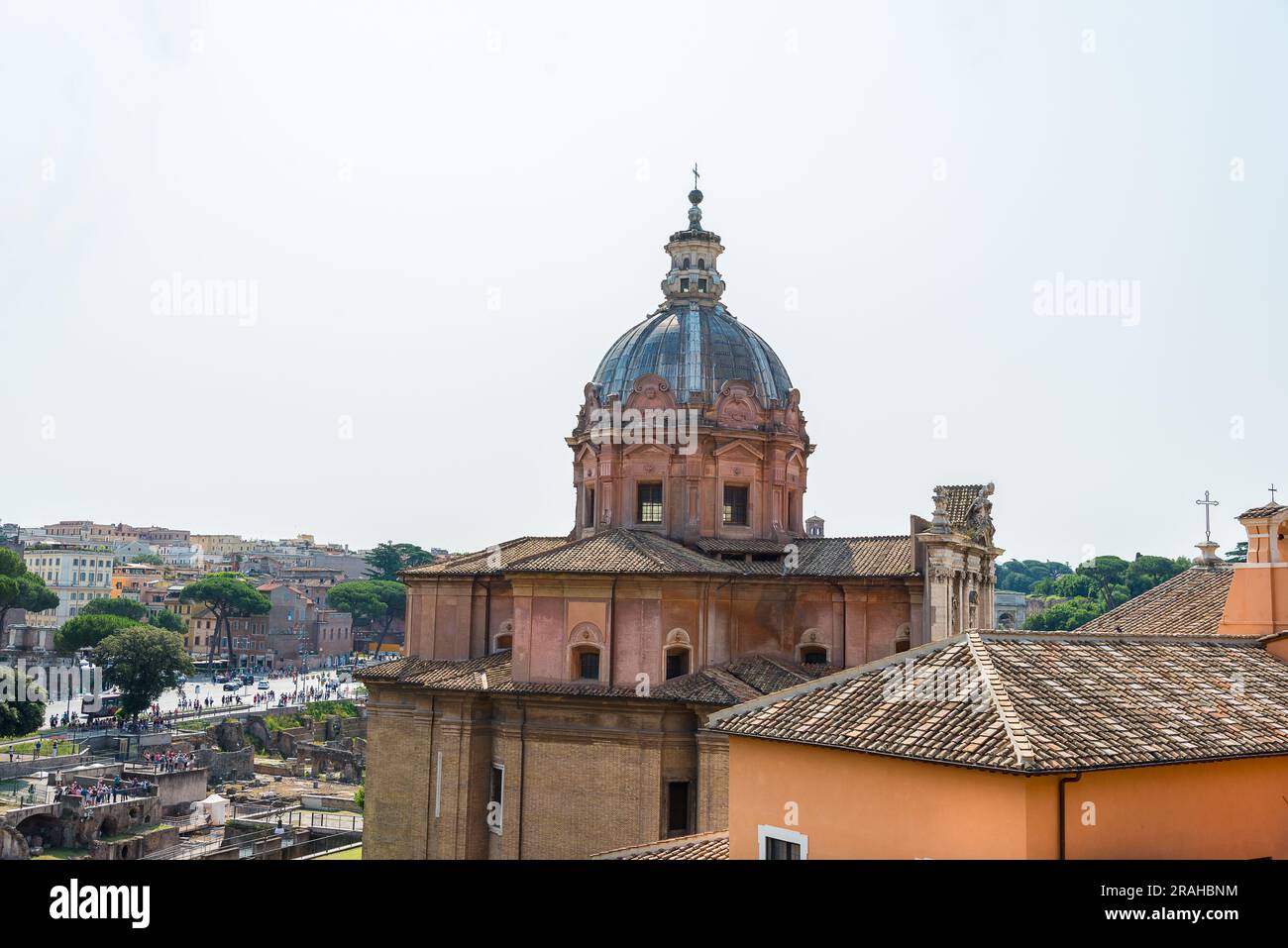 Curia Julia, official meeting place of the Roman Senate Stock Photo - Alamy