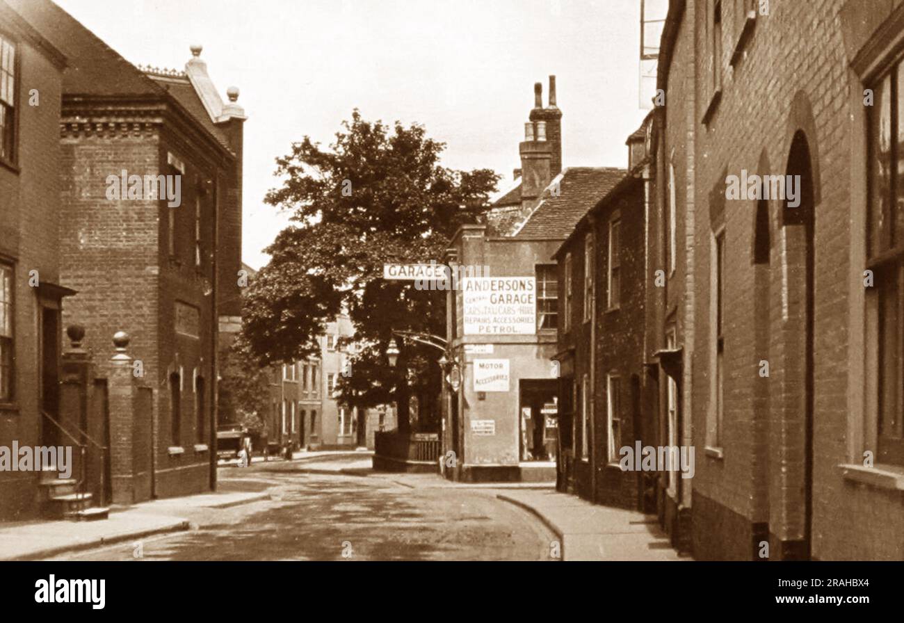 Andersons Garage, Canterbury, early 1900s Stock Photo - Alamy