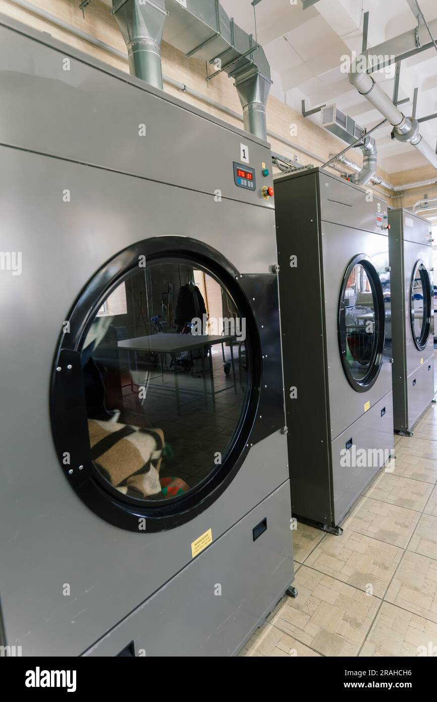 Textile factory industrial washing machine hi-res stock photography and ...