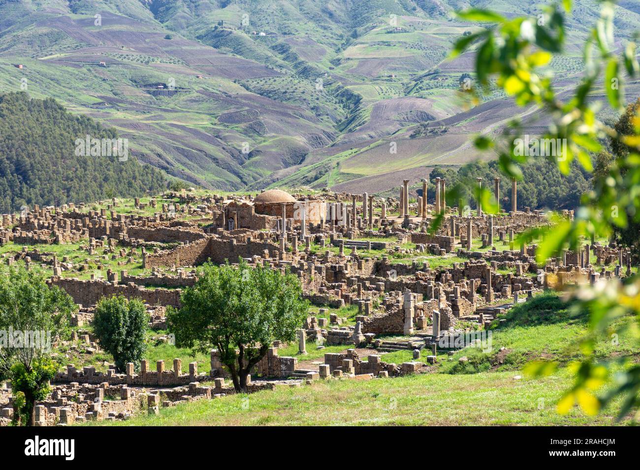 Panoramic view of the ancient Roman town of Cuicul. UNESCO World ...