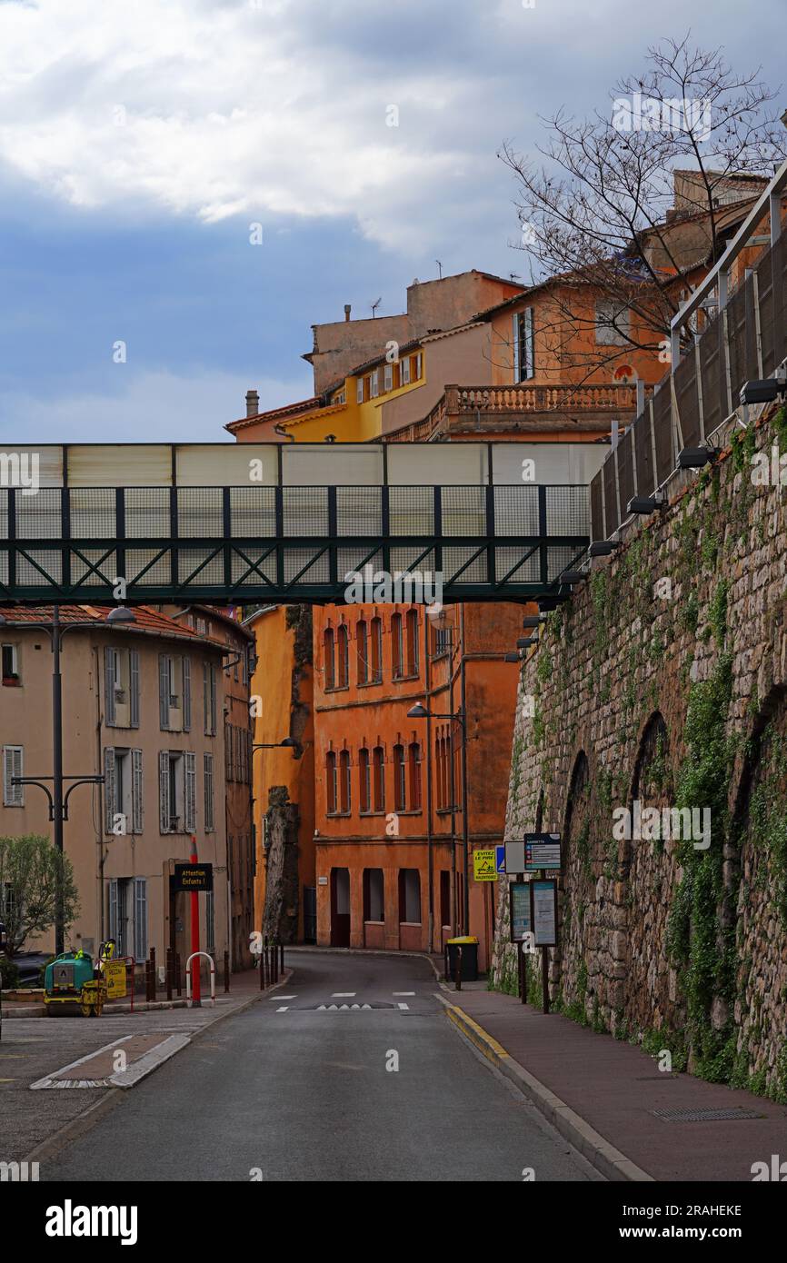 GRASSE, FRANCE -17 APR 2023- View of the town of Grasse, Provence Cote ...