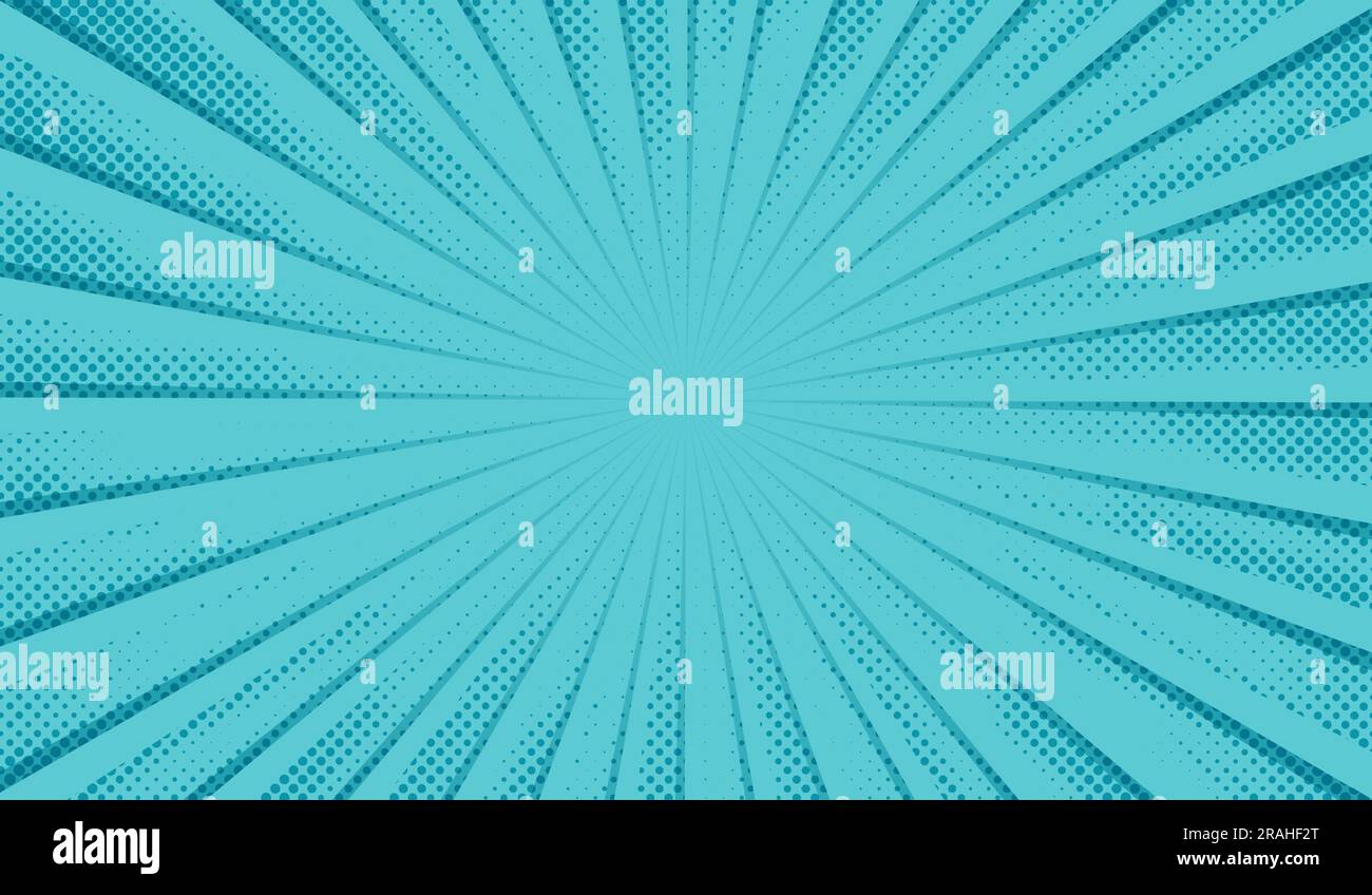 Comics background. Abstract comics lines backdrop. Bright sunrays lines ...