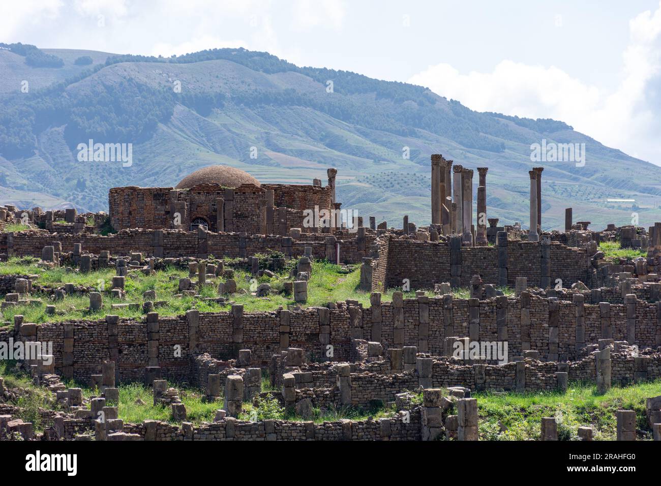 Panoramic view of the ancient Roman town of Cuicul. UNESCO World ...