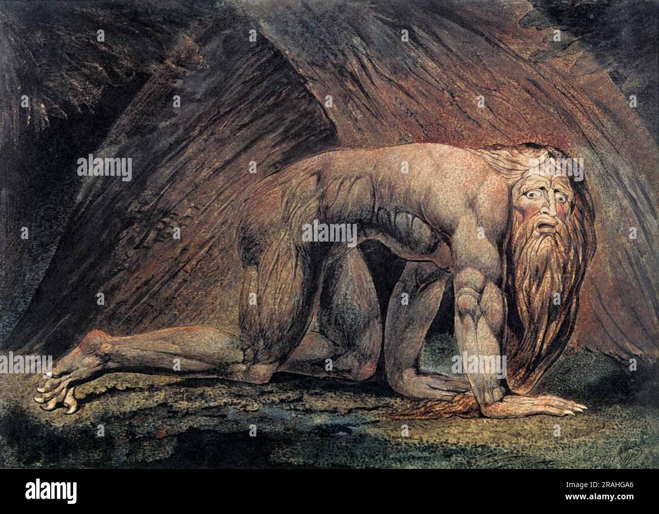 Nebuchadnezzar 1795 by William Blake Stock Photo - Alamy