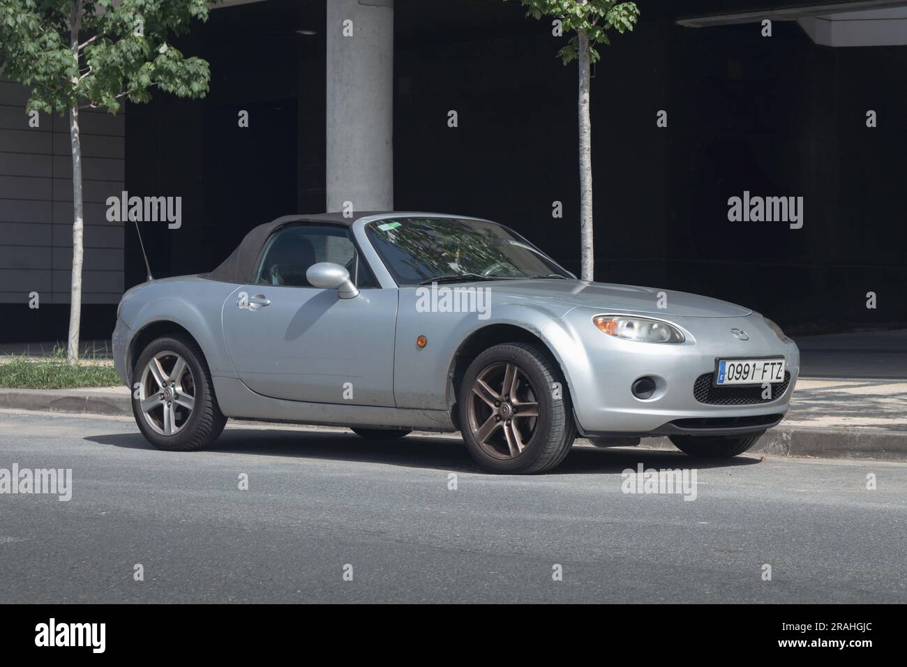 PASAIA, SPAIN-MAY 26, 2023: Mazda MX-5 (NC) (AKA Miata; eunos), third ...