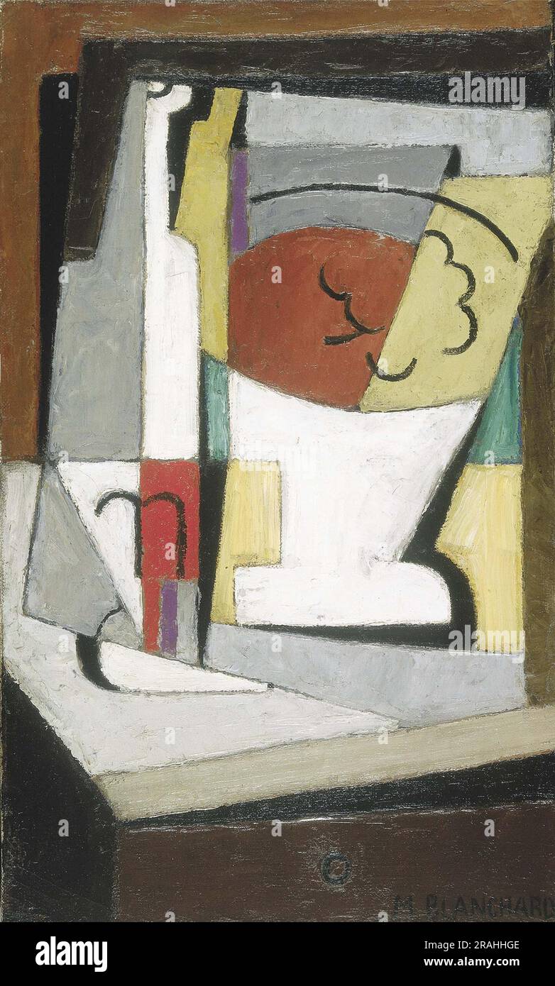 Cubist Still Life 1919 by Maria Blanchard Stock Photo - Alamy