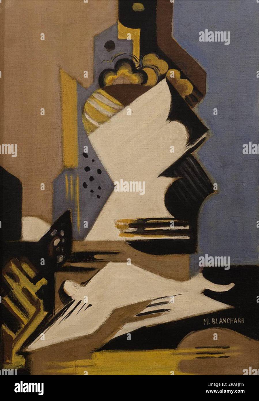 Cubist Composition/Still Life 1918 by Maria Blanchard Stock Photo - Alamy