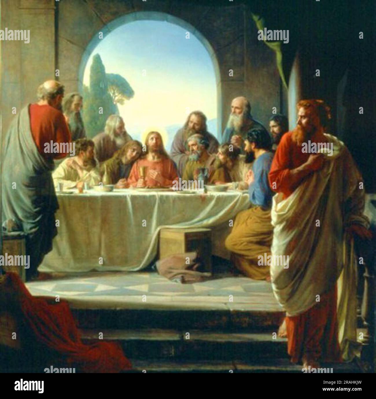 The Last Supper Stock Photo - Alamy