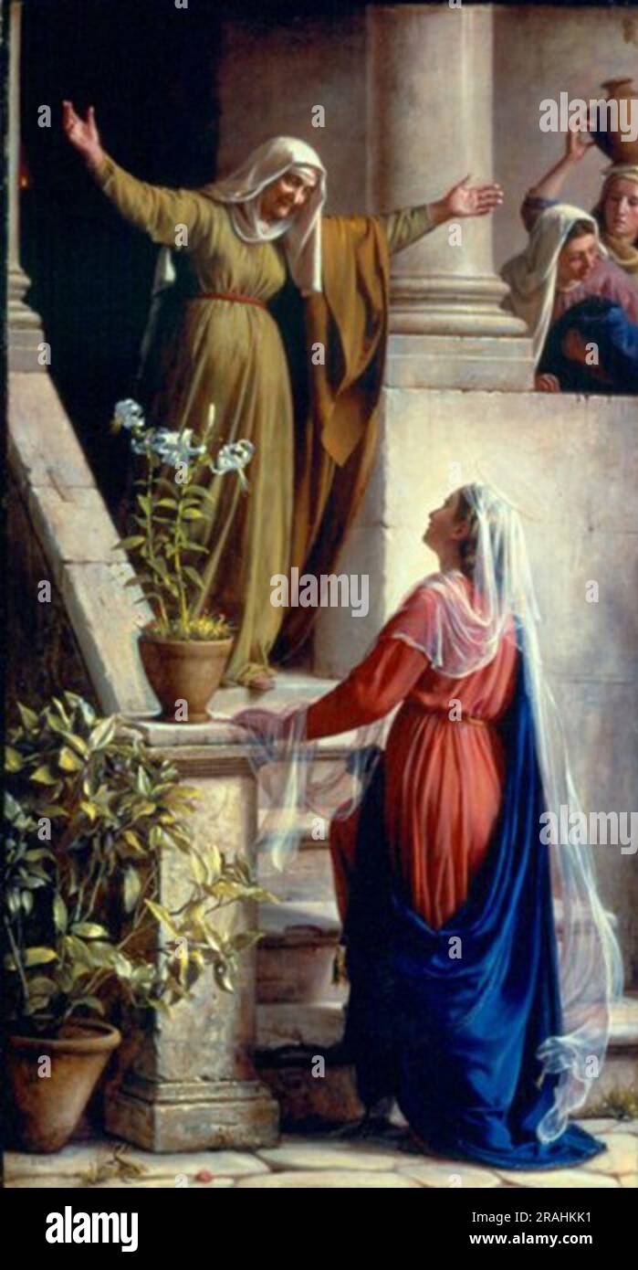 Mary and Elizabeth Stock Photo - Alamy