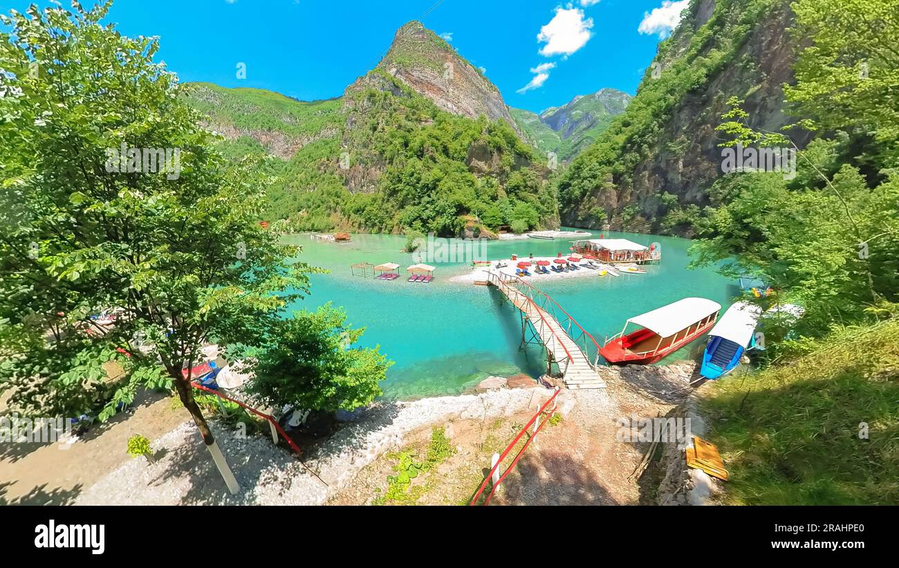 the Shala River, such highlight is Komani Lake, a picturesque reservoir ...