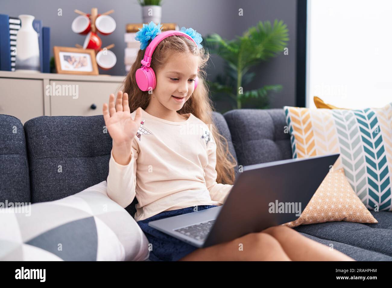 Beautiful girl having video using hi-res stock photography and images ...